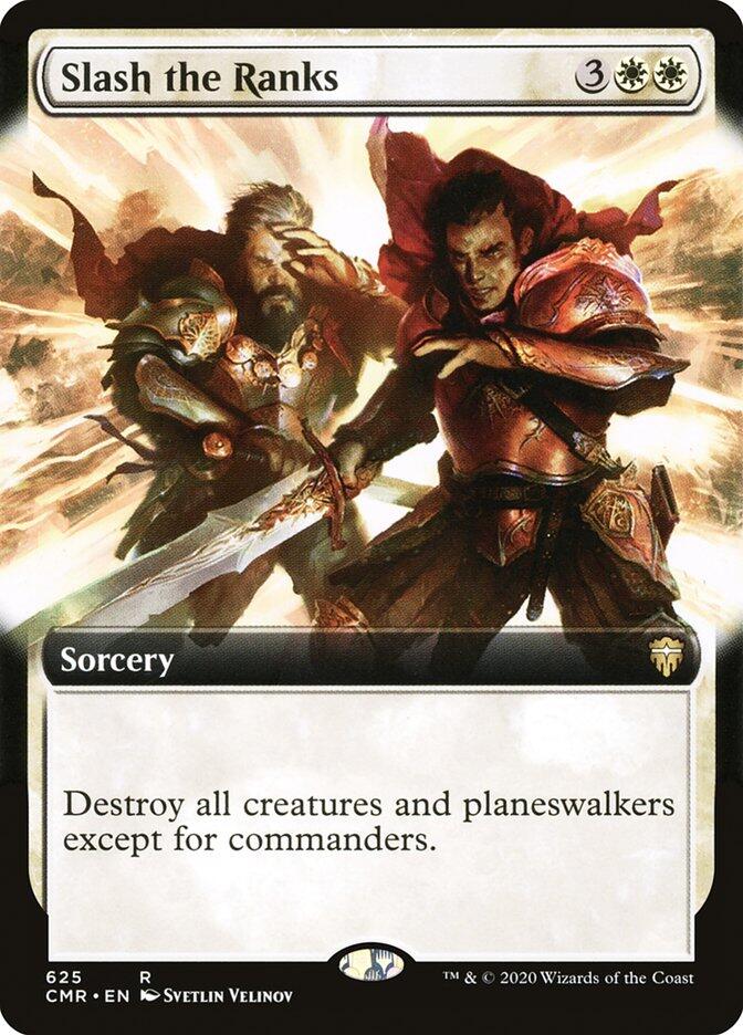 Slash the Ranks (Extended Art) - Commander Legends - Magic: The Gathering
