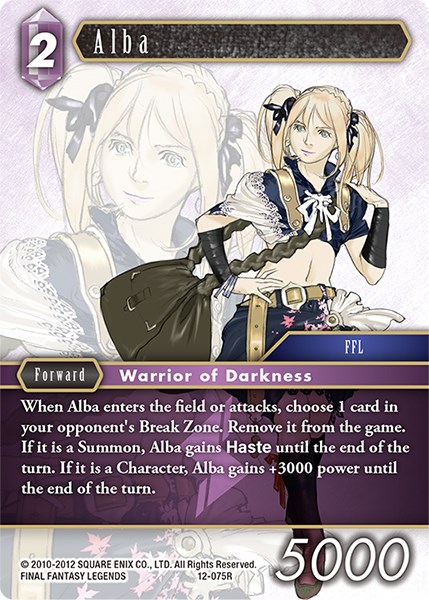 Alba - Opus XII - Final Fantasy TCG