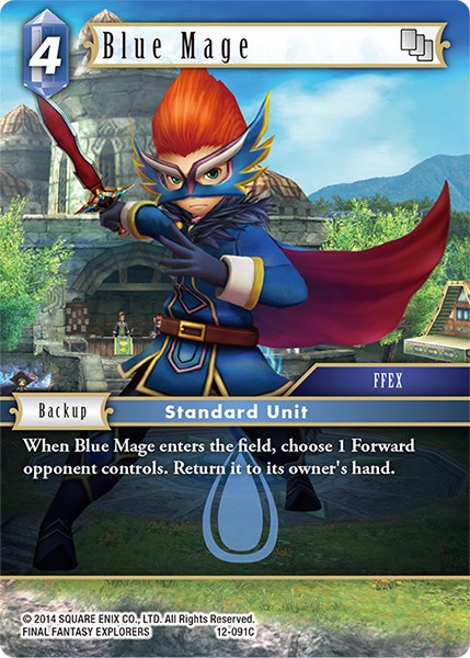 Blue Mage - Opus XII - Final Fantasy TCG