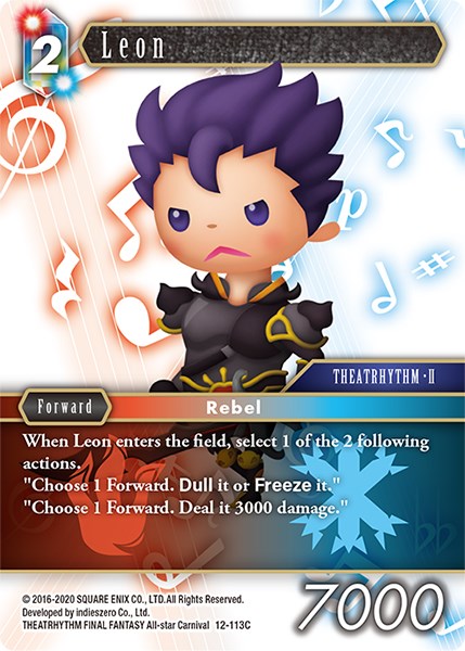Leon - Opus XII - Final Fantasy TCG
