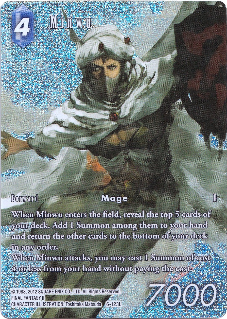 Minwu (Full Art Reprint) - Opus XII - Final Fantasy TCG
