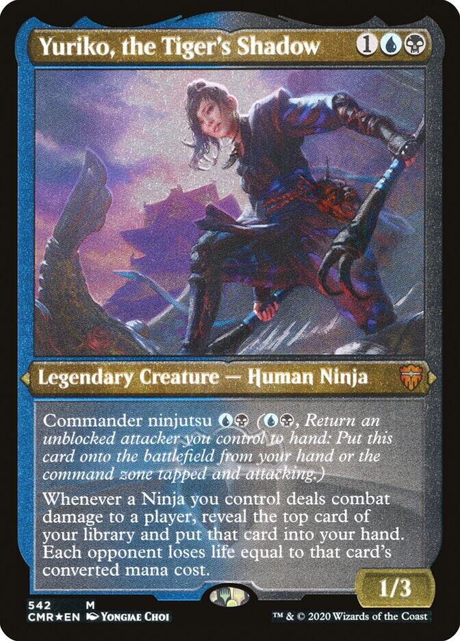 Yuriko, the Tiger's Shadow (Foil Etched) - Commander Legends - Magic ...