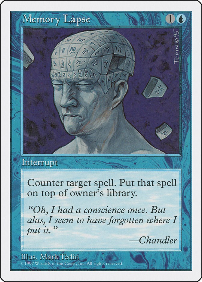 Memory Lapse - Fifth Edition - Magic: The Gathering