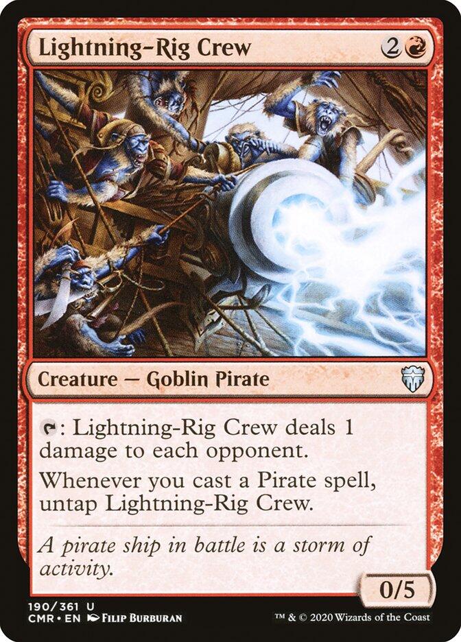 Lightning-Rig Crew - Commander Legends - Magic: The Gathering