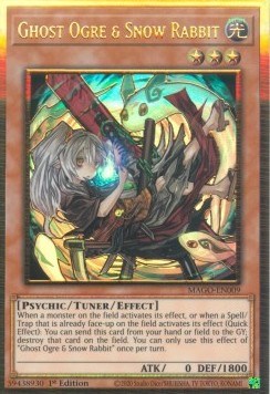 Ghost Ogre & Snow Rabbit (Alternate Art) - Maximum Gold - YuGiOh