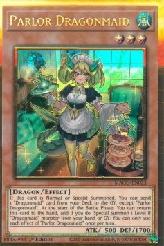 Parlor Dragonmaid - Maximum Gold - YuGiOh