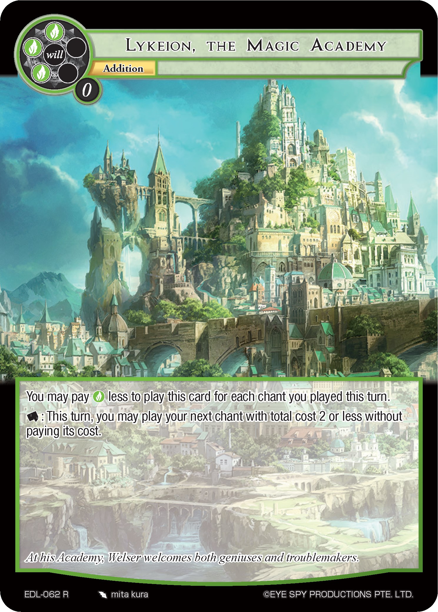 Lykeion, the Magic Academy - The Epic of the Dragon Lord - Force of Will