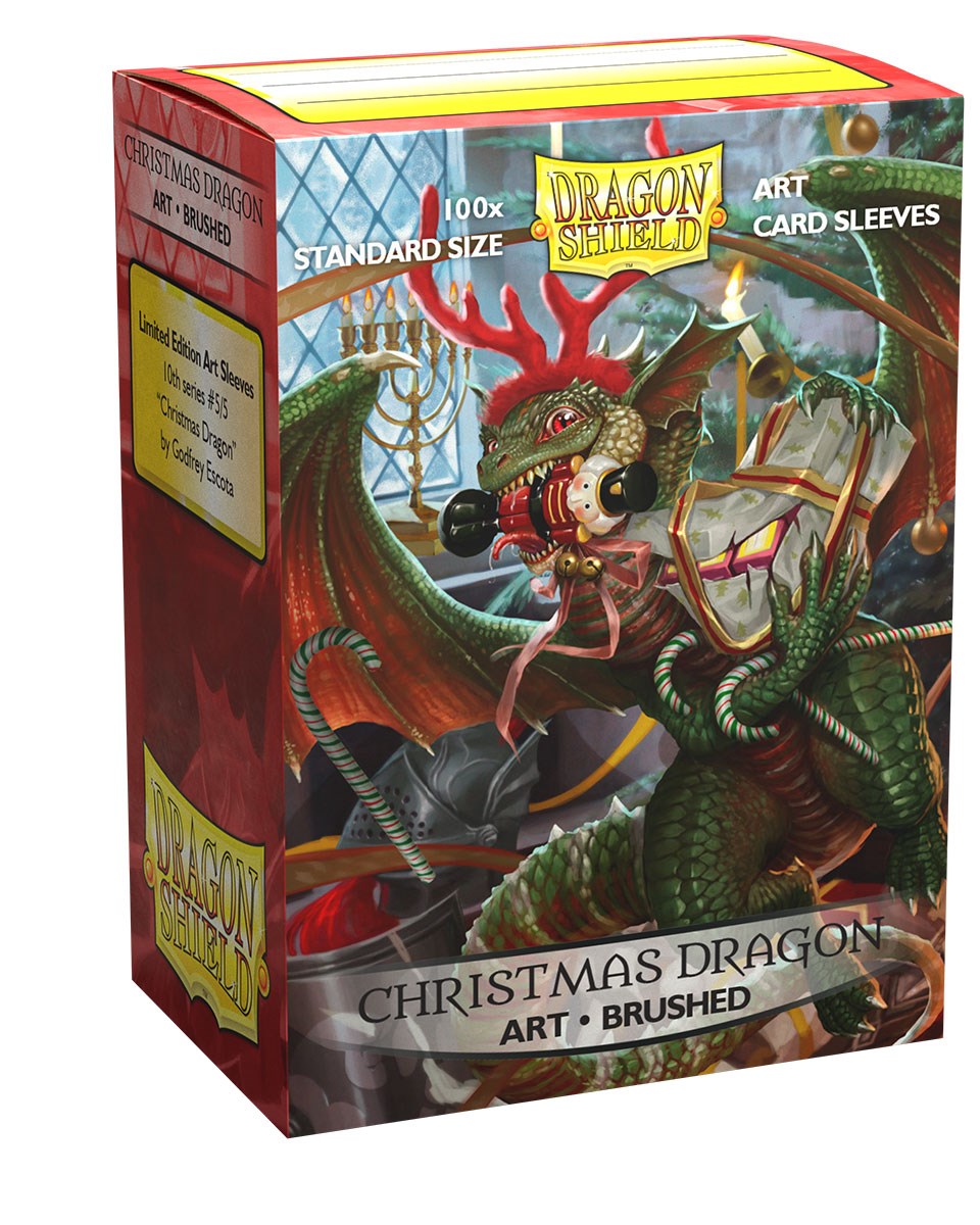 Dragon Shield Limited Edition Art Brushed Sleeves - Christmas Dragon ...