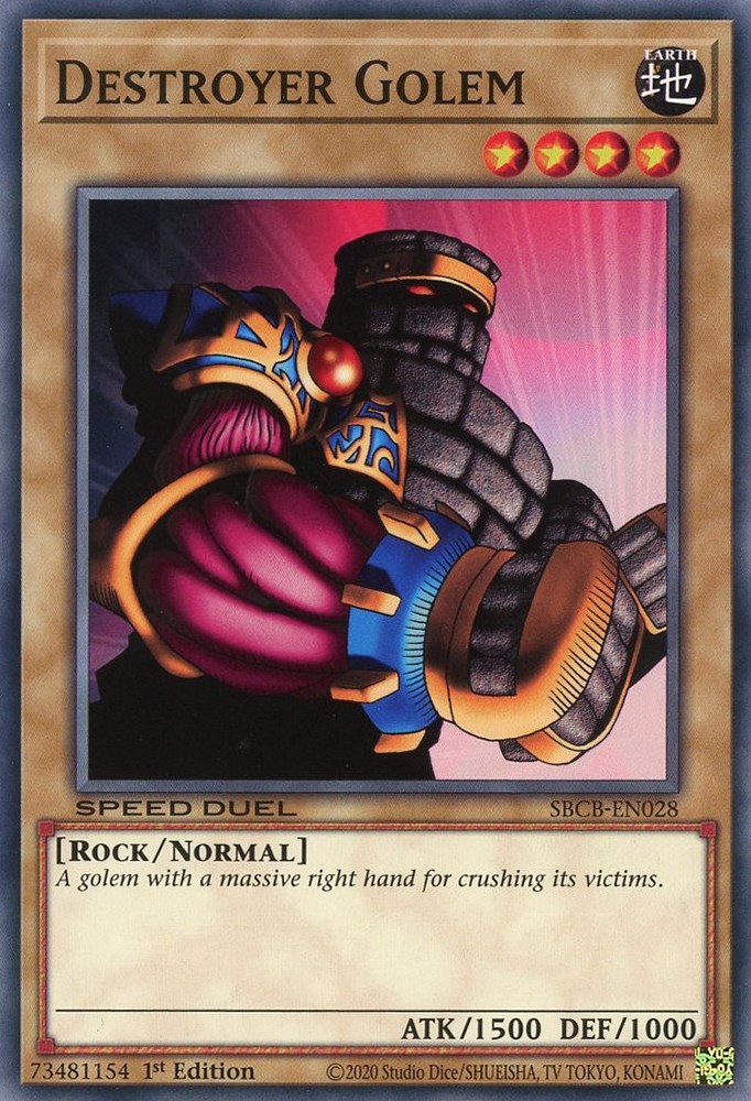 Destroyer Golem - Speed Duel: Battle City Box - YuGiOh