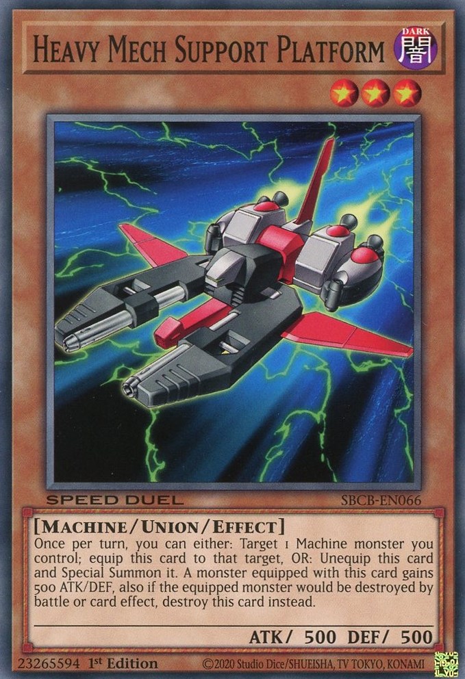 Heavy Mech Support Platform - Speed Duel: Battle City Box - YuGiOh
