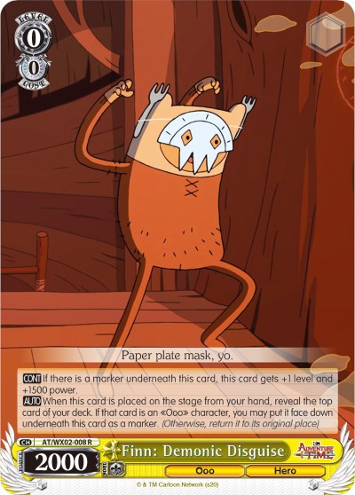 Finn: Demonic Disguise - Adventure Time - Weiss Schwarz