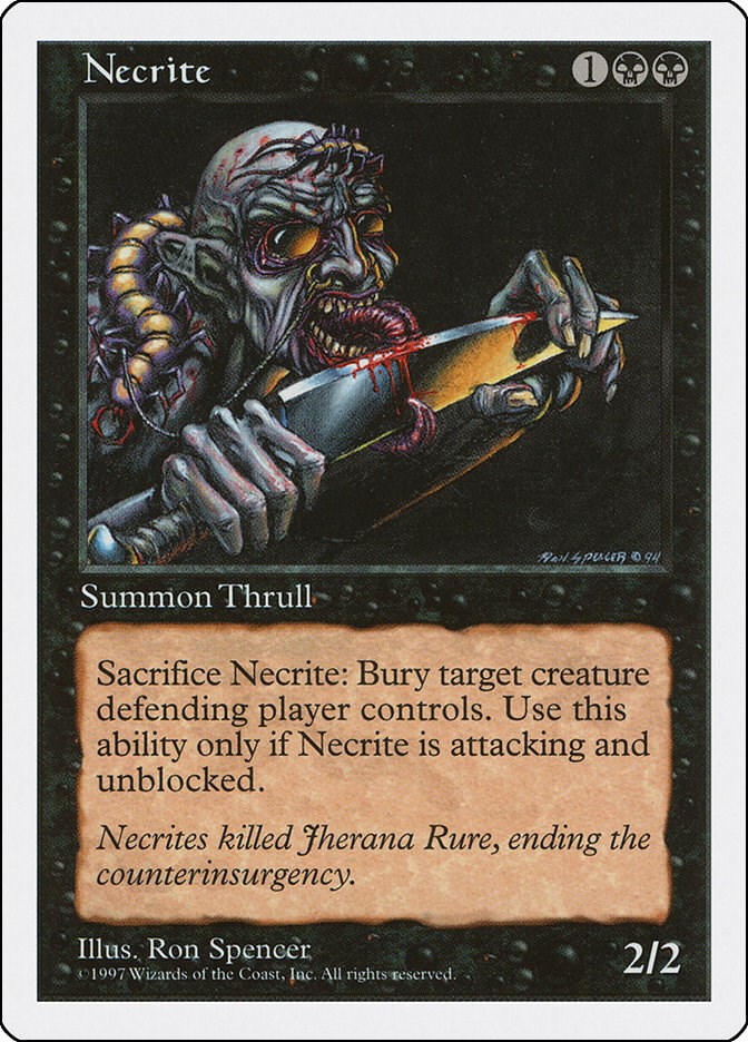 Necrite - Fifth Edition - Magic: The Gathering