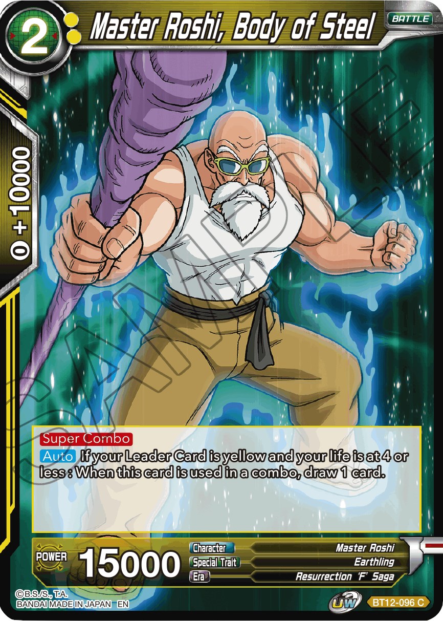 Master Roshi, Body of Steel - Vicious Rejuvenation - Dragon Ball Super CCG