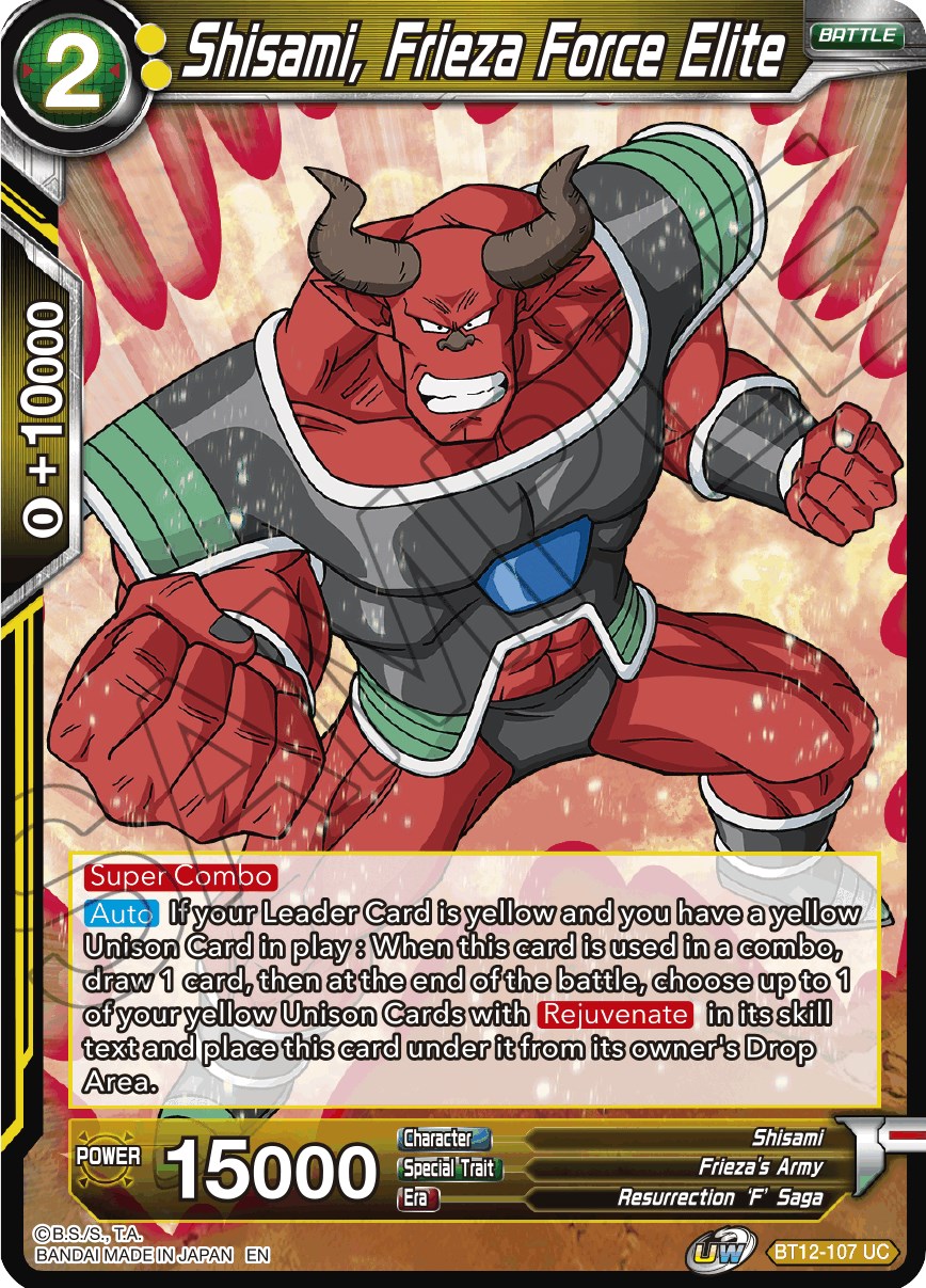 Shisami, Frieza Force Elite - Vicious Rejuvenation - Dragon Ball Super CCG
