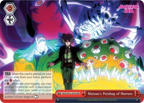 Matsuo's Petshop of Horrors (RRR) - Mob Psycho 100 - Weiss Schwarz