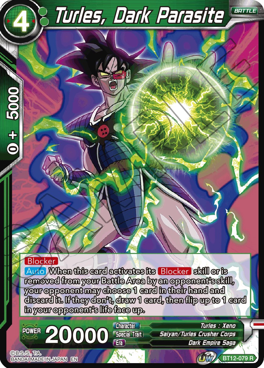 Turles, Dark Parasite - Vicious Rejuvenation - Dragon Ball Super CCG