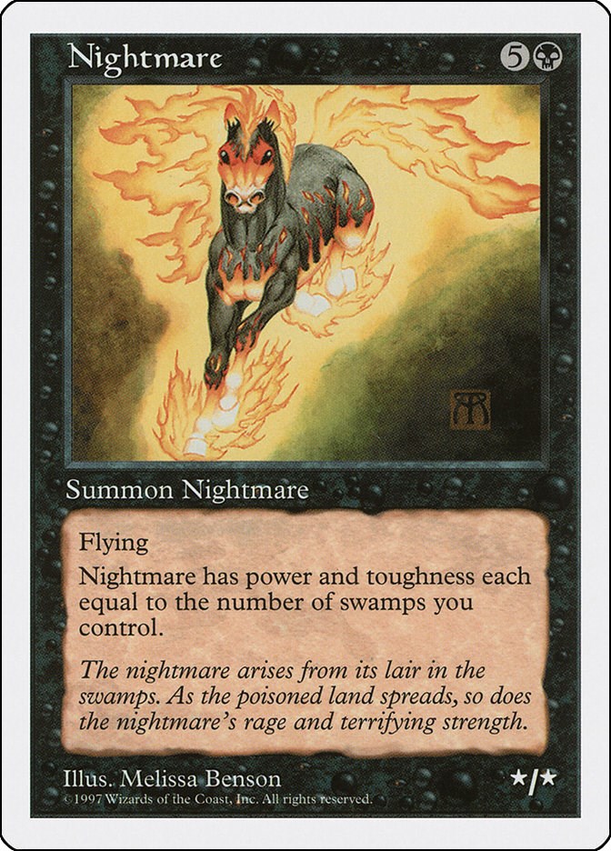 Nightmare - Fifth Edition - Magic: The Gathering