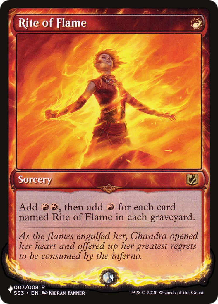 Rite of Flame - The List Reprints - Magic: The Gathering