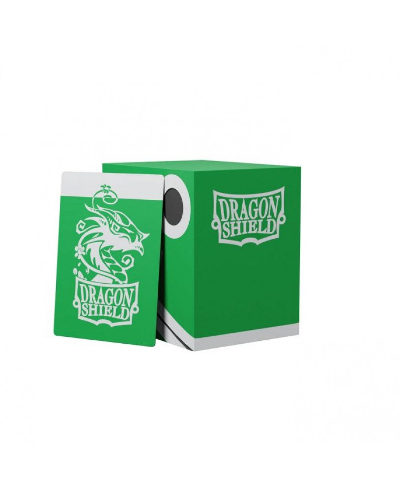 Dragon Shield Double Shell - Green/Black (Holds 100+) - Dragon Shield ...