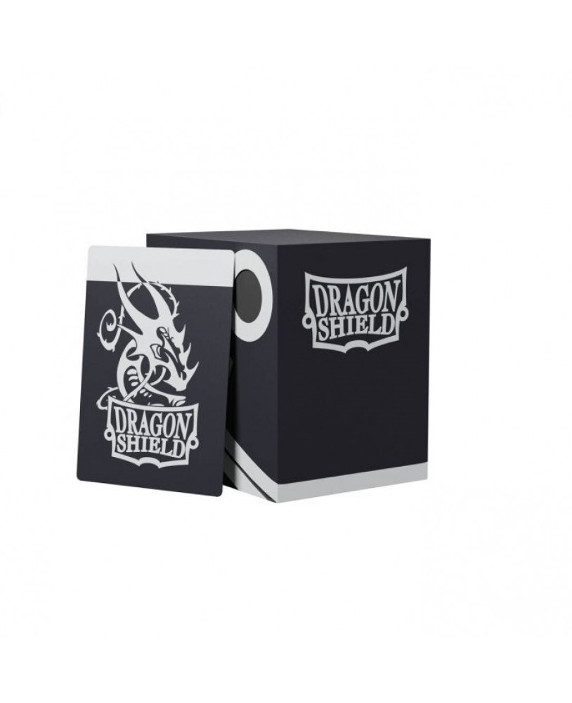 Dragon Shield Double Shell - Black/Black (Holds 100+) - Dragon Shield ...