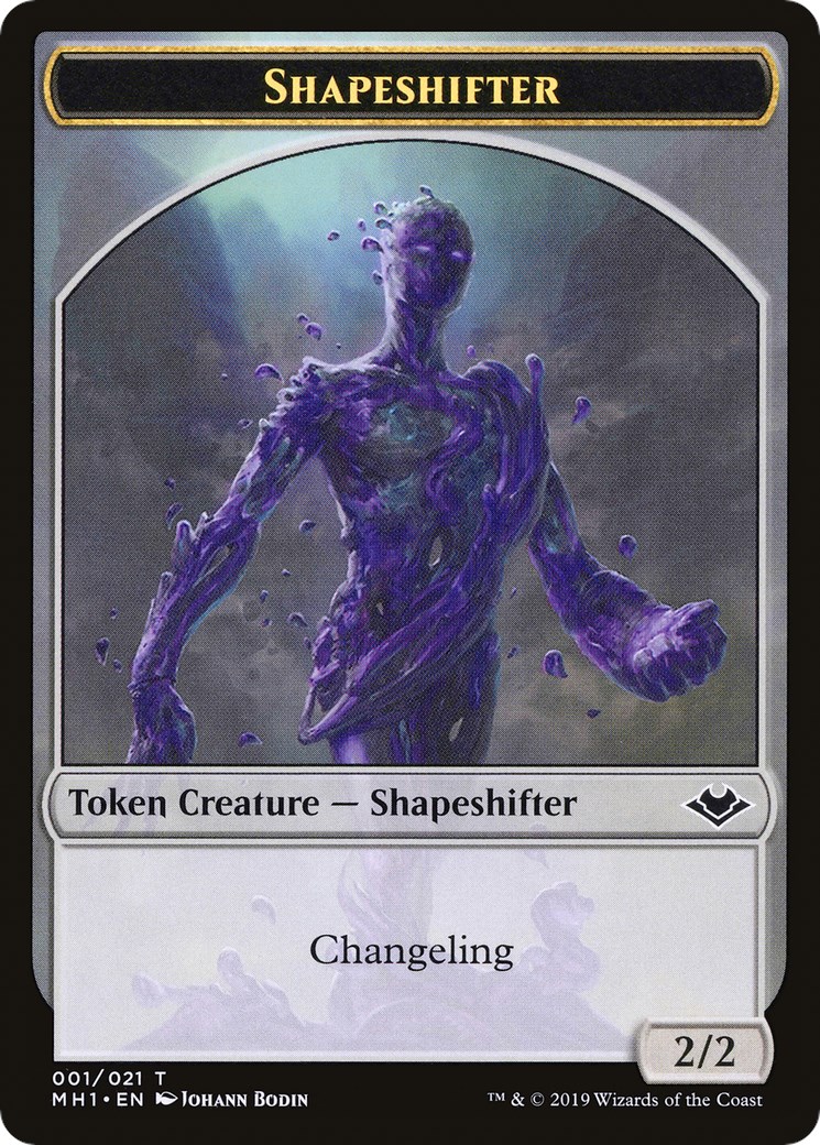 Shapeshifter // Spider Double-Sided Token - Modern Horizons - Magic ...