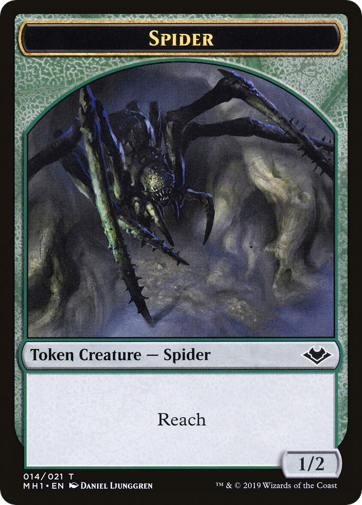 Spider // Spirit Double-Sided Token - Modern Horizons - Magic: The ...
