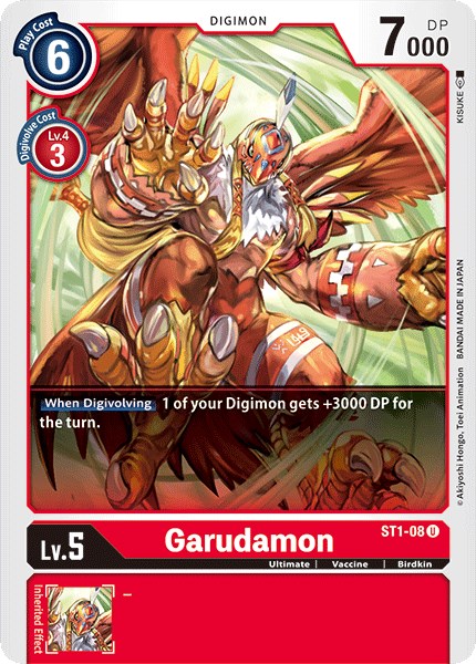 Garudamon - Starter Deck 01: Gaia Red - Digimon Card Game