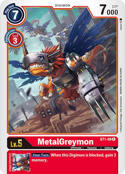 MetalGreymon - Starter Deck 01: Gaia Red - Digimon Card Game