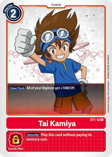 Tai Kamiya - Starter Deck 01: Gaia Red - Digimon Card Game