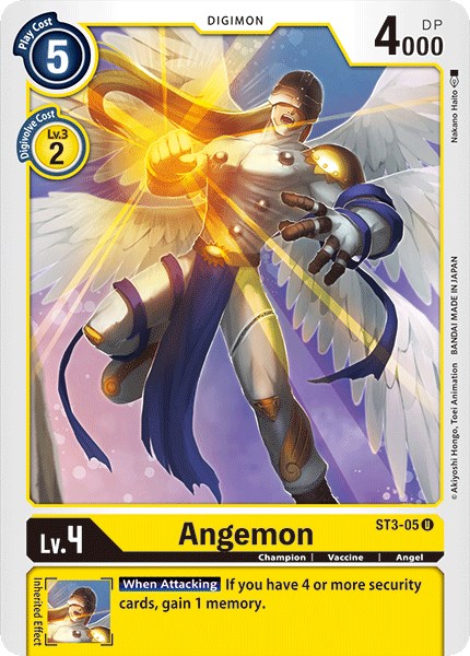 Angemon - Starter Deck 03: Heaven's Yellow - Digimon Card Game