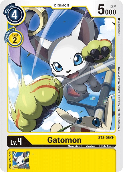 Gatomon - Starter Deck 03: Heaven's Yellow - Digimon Card Game