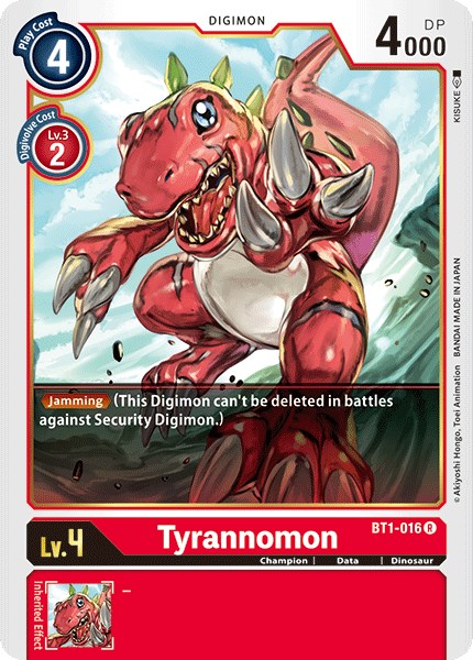 Tyrannomon - Release Special Booster - Digimon Card Game