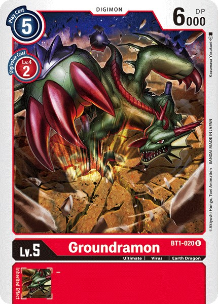 Groundramon - Release Special Booster - Digimon Card Game