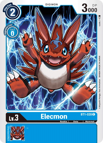 Elecmon - Release Special Booster - Digimon Card Game