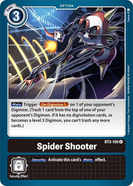 Spider Shooter - Release Special Booster - Digimon Card Game