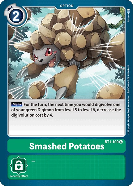 Smashed Potatoes - Release Special Booster - Digimon Card Game