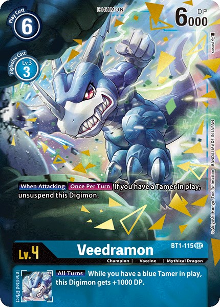 Veedramon (Secret Rare) (Alternate Art) - Release Special Booster ...