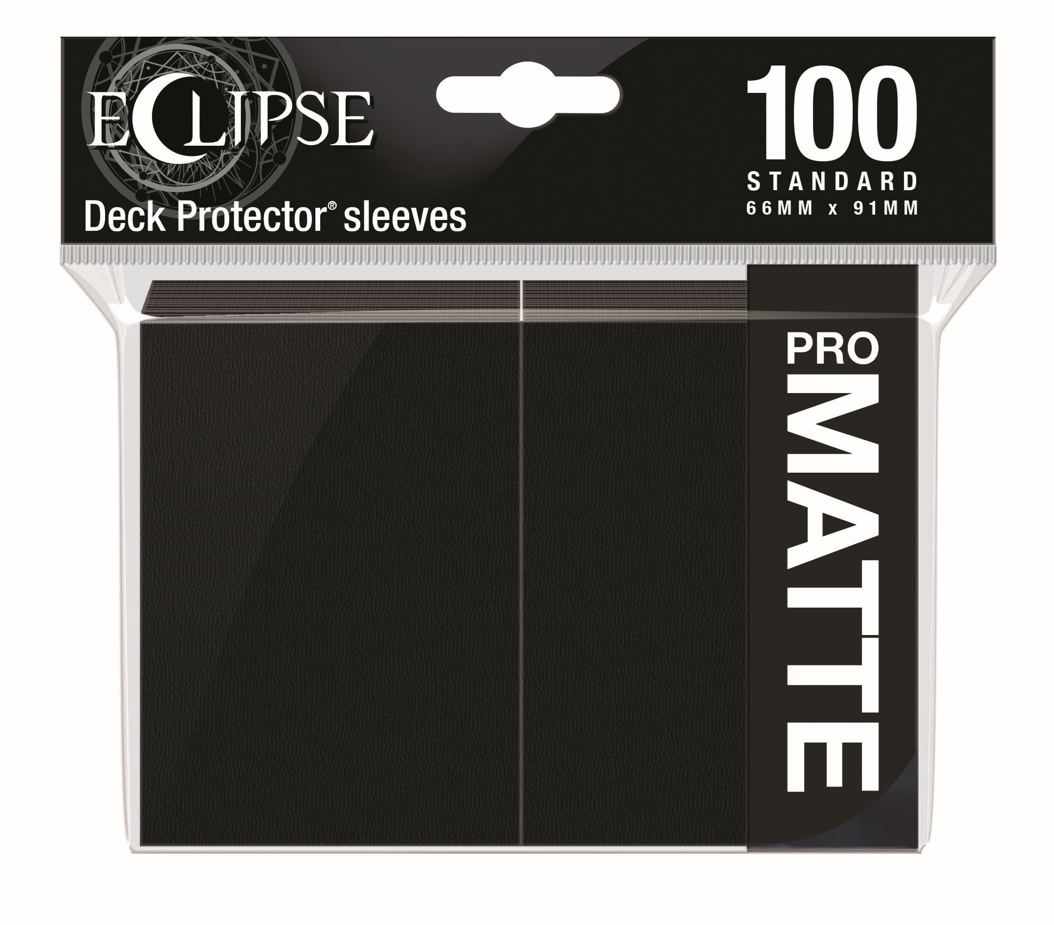 PRO-Matte Eclipse Standard Deck Protector Sleeves - Jet Black (100-Pack ...