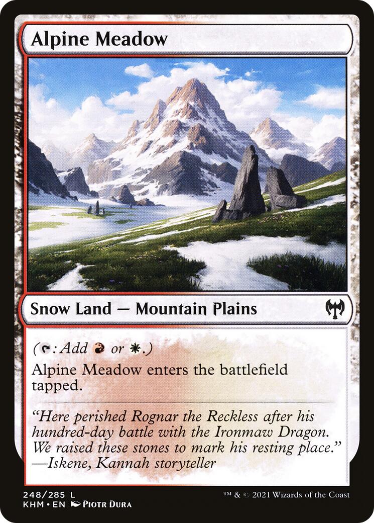 Alpine Meadow - Kaldheim - Magic: The Gathering