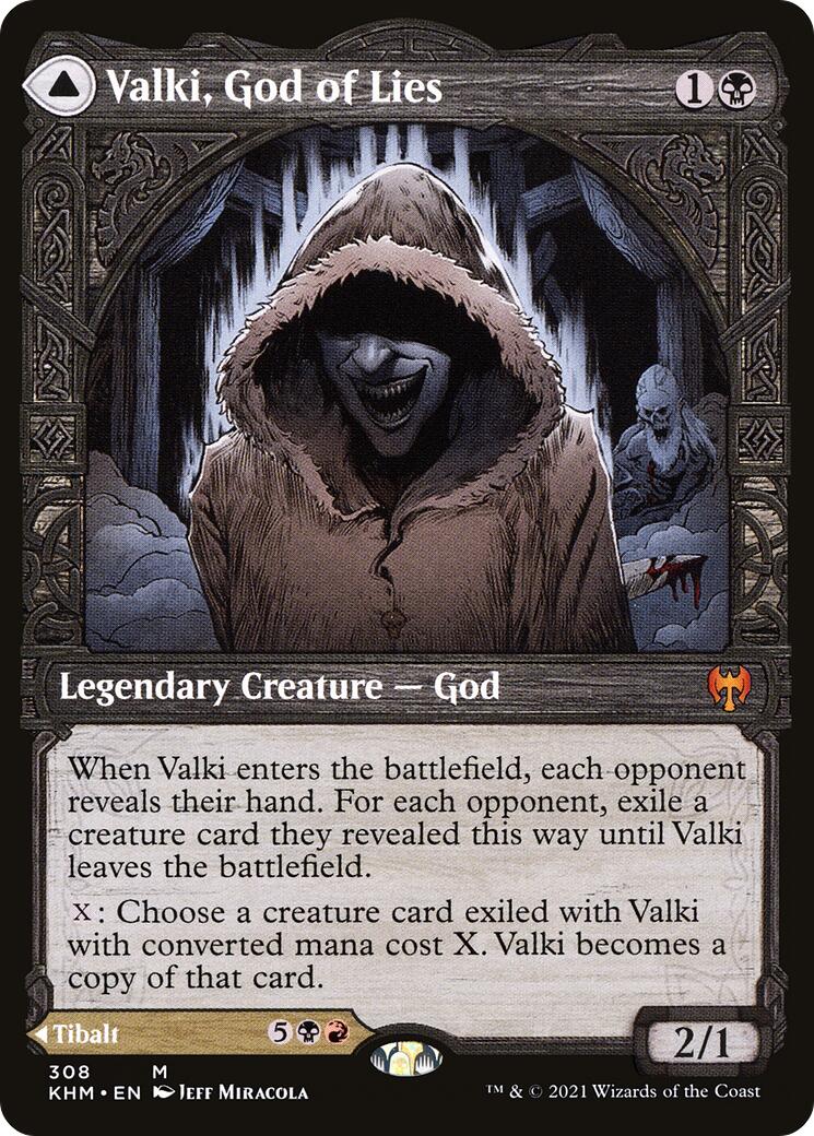 Valki, God of Lies (Showcase) - Kaldheim - Magic: The Gathering