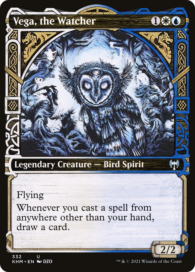 Vega, the Watcher (Showcase) - Kaldheim - Magic: The Gathering