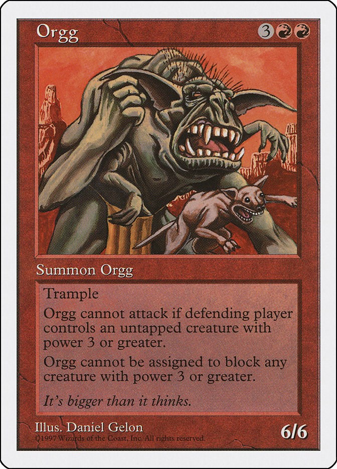 Orgg - Fifth Edition - Magic: The Gathering