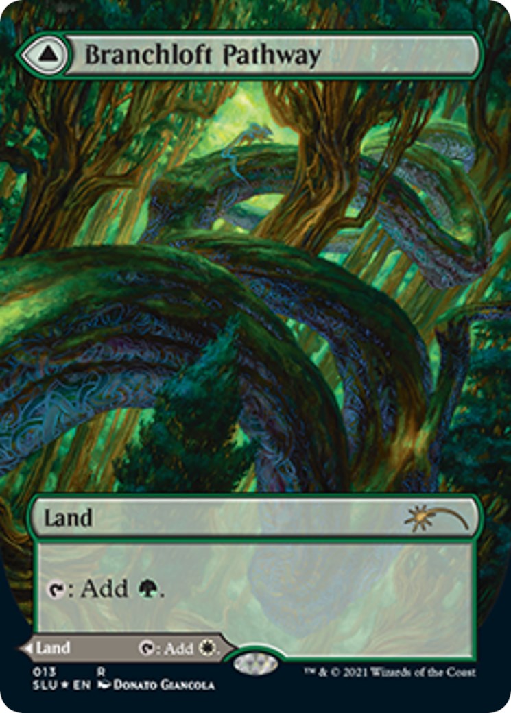 Branchloft Pathway (Borderless) - Secret Lair Series - Magic: The Gathering