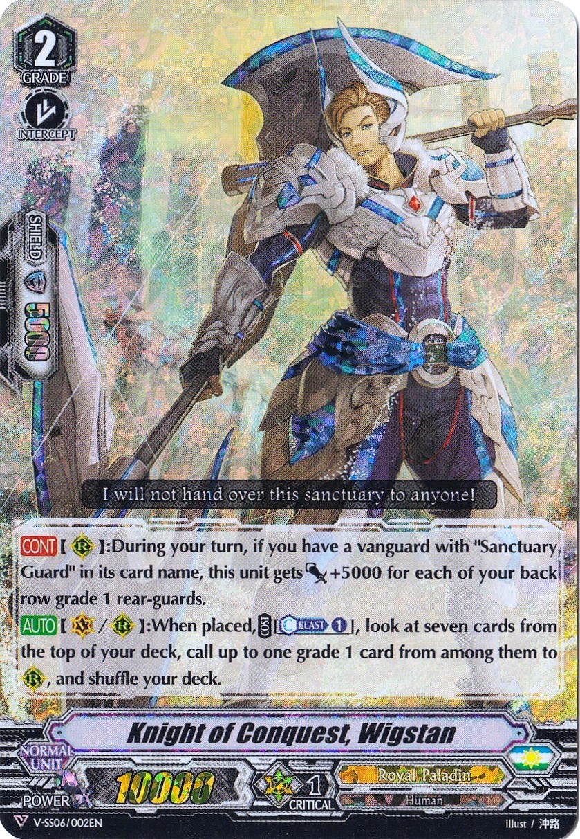 Knight of Conquest, Wigstan (RRR Foil) - V-SS06: Valiant Sanctuary ...