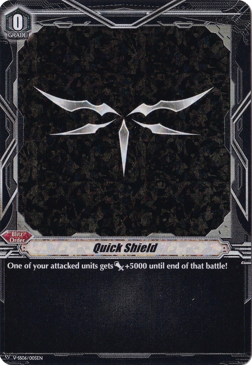 Quick Shield (RRR Foil) - V-SS06: Valiant Sanctuary - Cardfight Vanguard