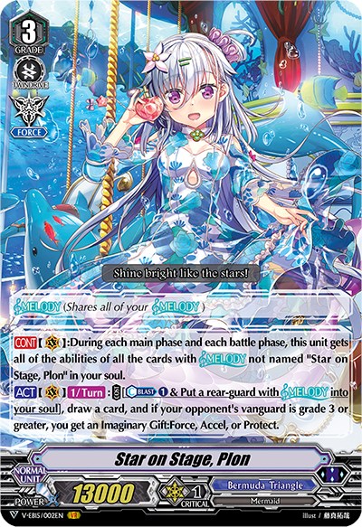 Star on Stage, Plon - V-EB15: Twinkle Melody - Cardfight Vanguard