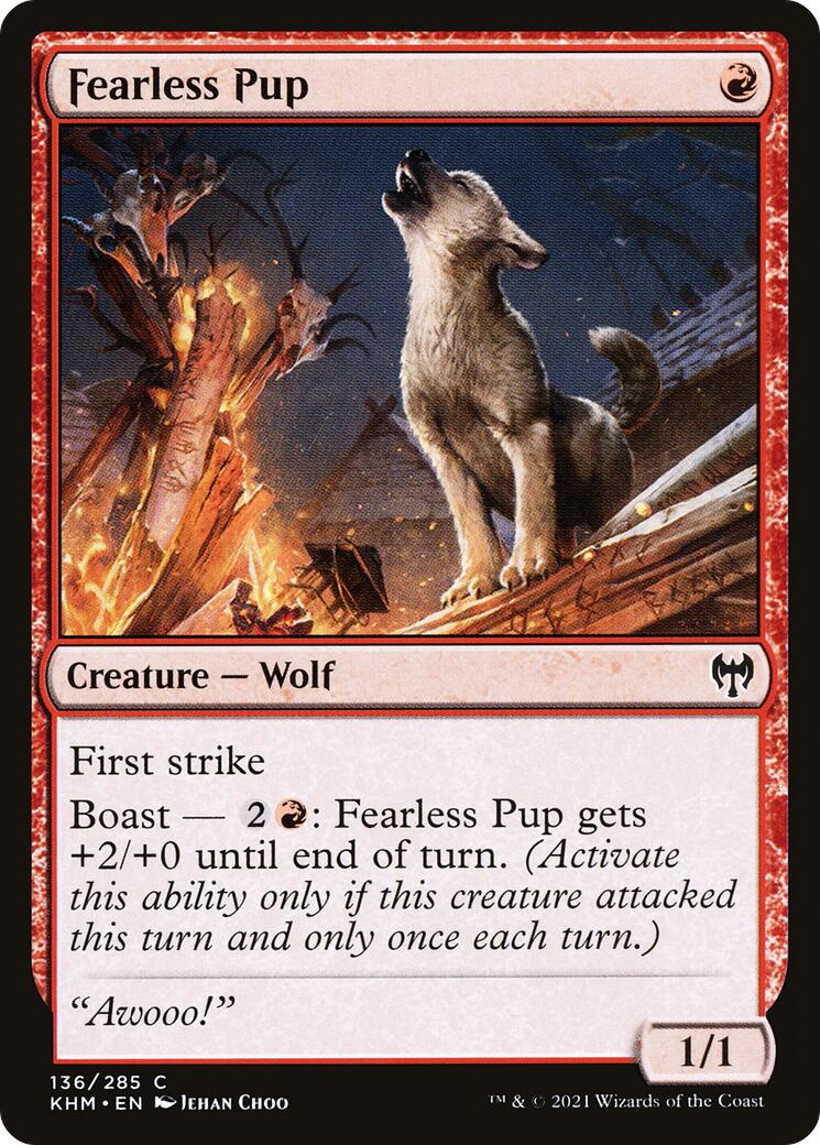 Fearless Pup - Kaldheim - Magic: The Gathering
