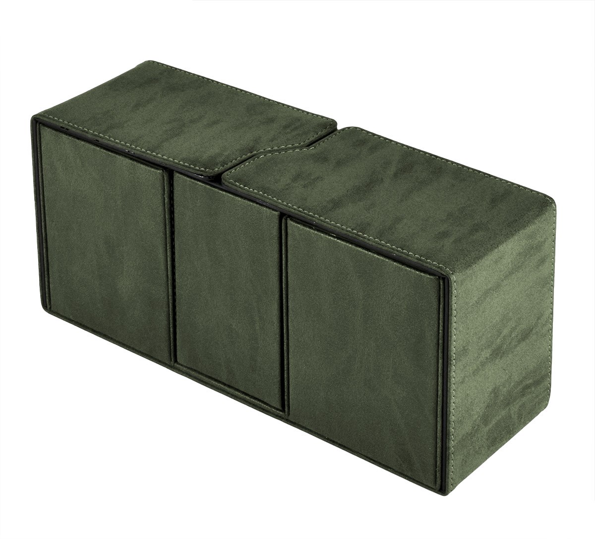 Suede Collection Alcove Vault - Emerald - Ultra Pro Deck Boxes - Deck Boxes