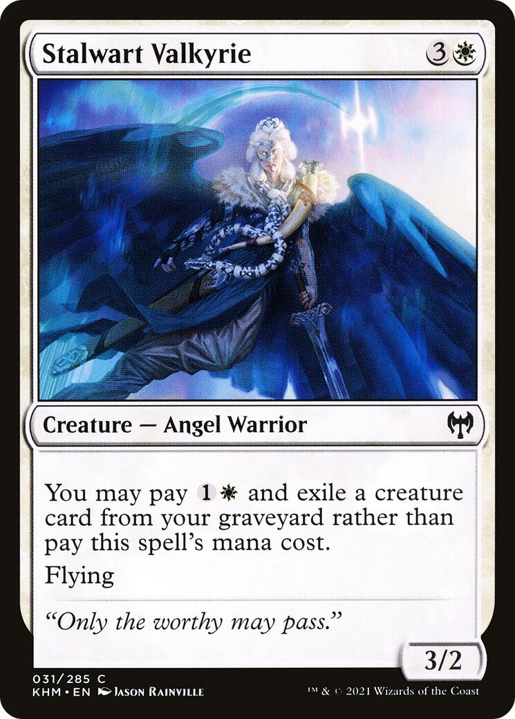 Stalwart Valkyrie - Kaldheim - Magic: The Gathering