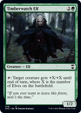 Timberwatch Elf - Commander: Kaldheim - Magic: The Gathering